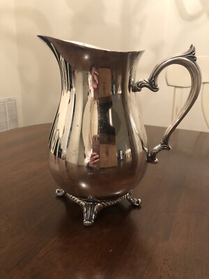 WM Rogers 817 Vintage Silver Water Pitcher | eBay