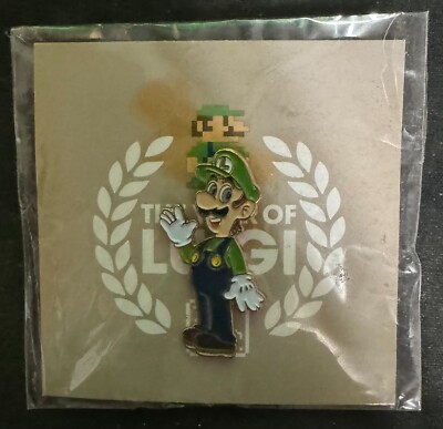New The Year Of Luigi Pin - Nintendo 30th Anniversary - Brand New | eBay