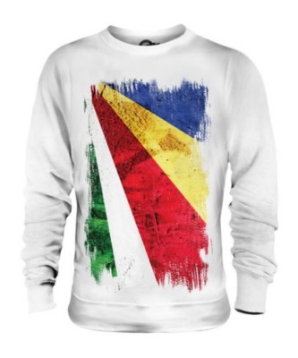 SEYCHELLES GRUNGE FLAG UNISEX SWEATER TOP SESEL SEYCHELLOIS GIFT SHIRT ...