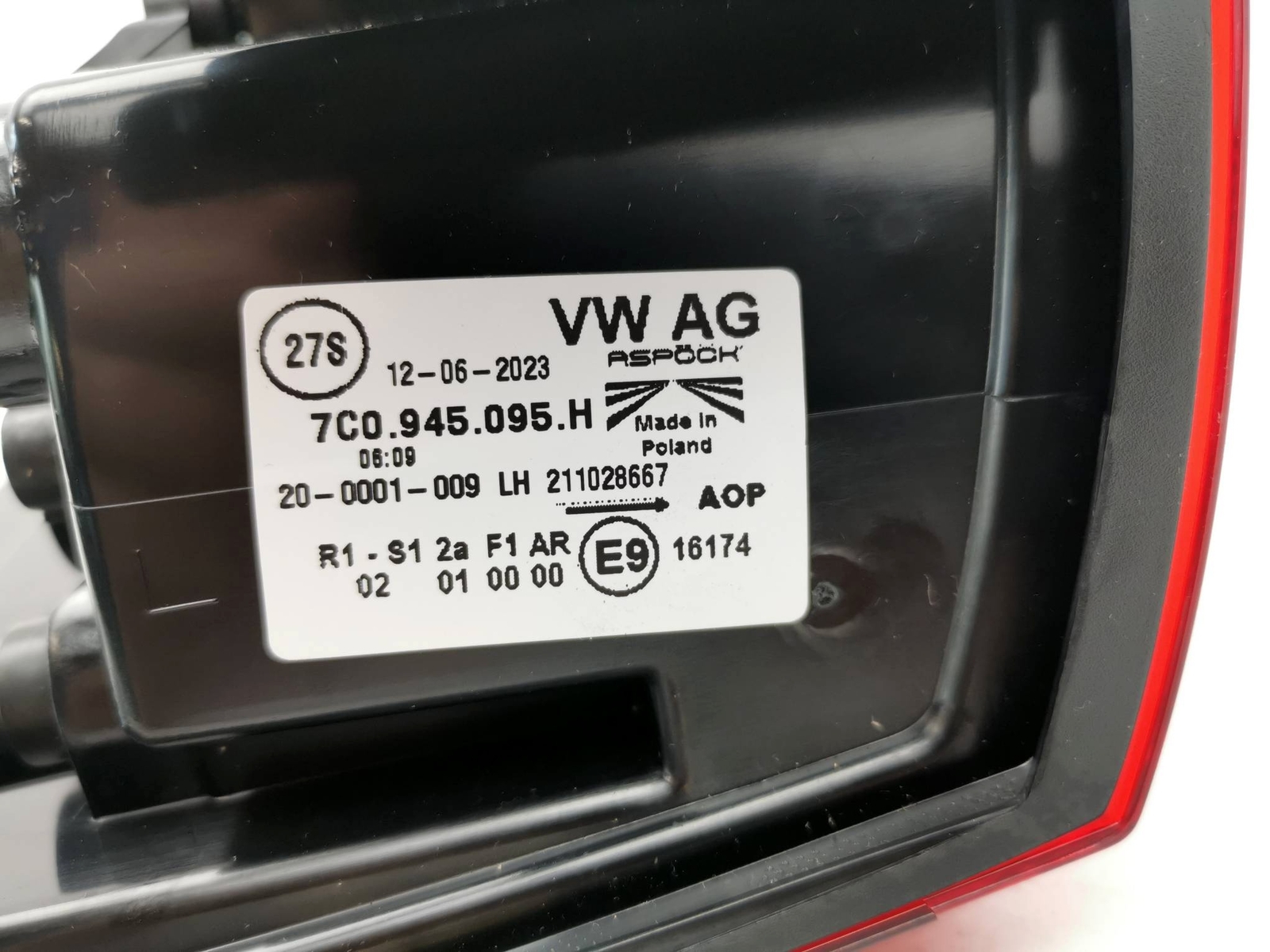 Rear Light Left VW Crafter 7C 7C0945095H New Original | eBay