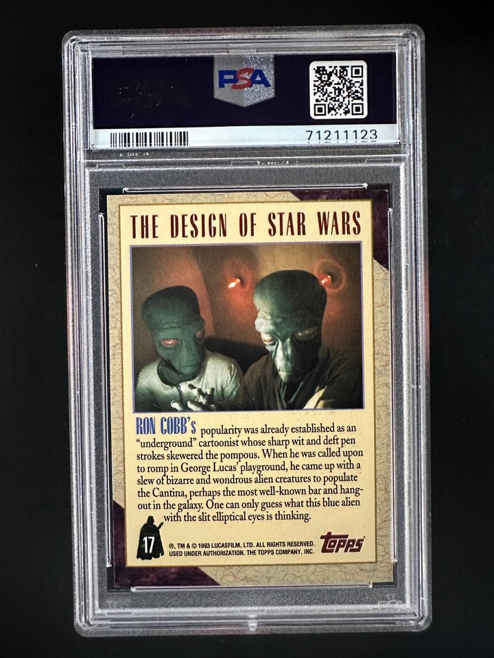 1993 Star Wars Galaxy #17 - Ron Cobb - Factory Set - PSA 9 | eBay
