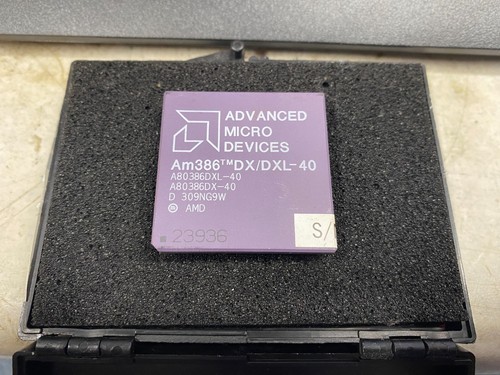 Vintage AMD AM386 DX/DXL-40 40Mhz A80386DXL-40 Processor Tested | eBay