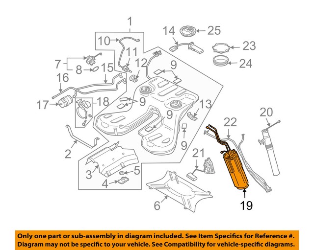 Audi 4E0919087H Genuine OEM Factory Original Fuel Pump for sale online ...