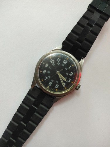 Benrus MIL-W-3818B DTU-2A/P Vietnam Era Military Field Wrist Watch ...