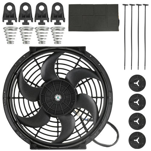 10 Inch Electric Radiator Cooling Fan 12V 80W 800 CFM Pull Type With ...