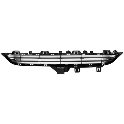 New Premium Fit Black Front Upper Bumper Cover Grille Plastic ...