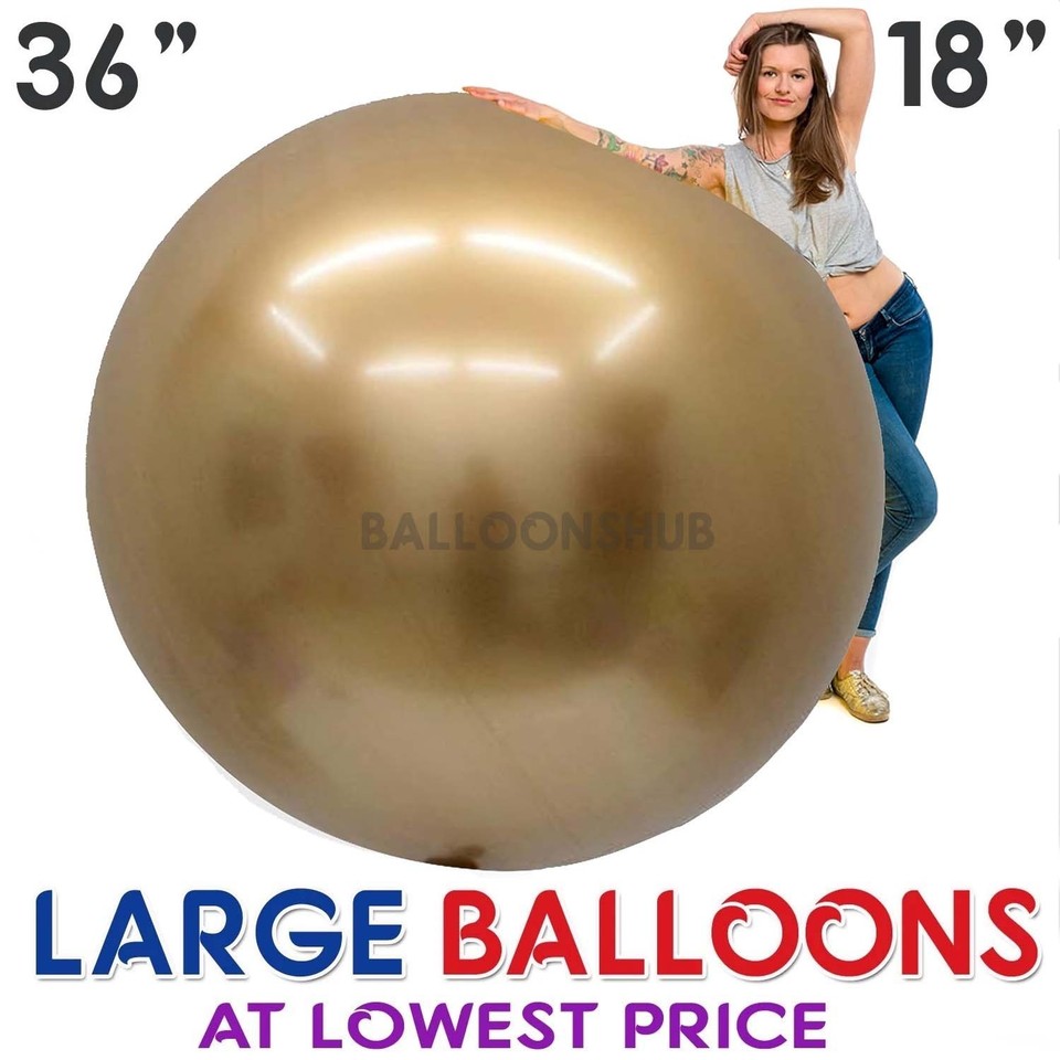 18"/ 36Inch Large Giant Round Latex Big Balloons Wedding Party Balloons ...