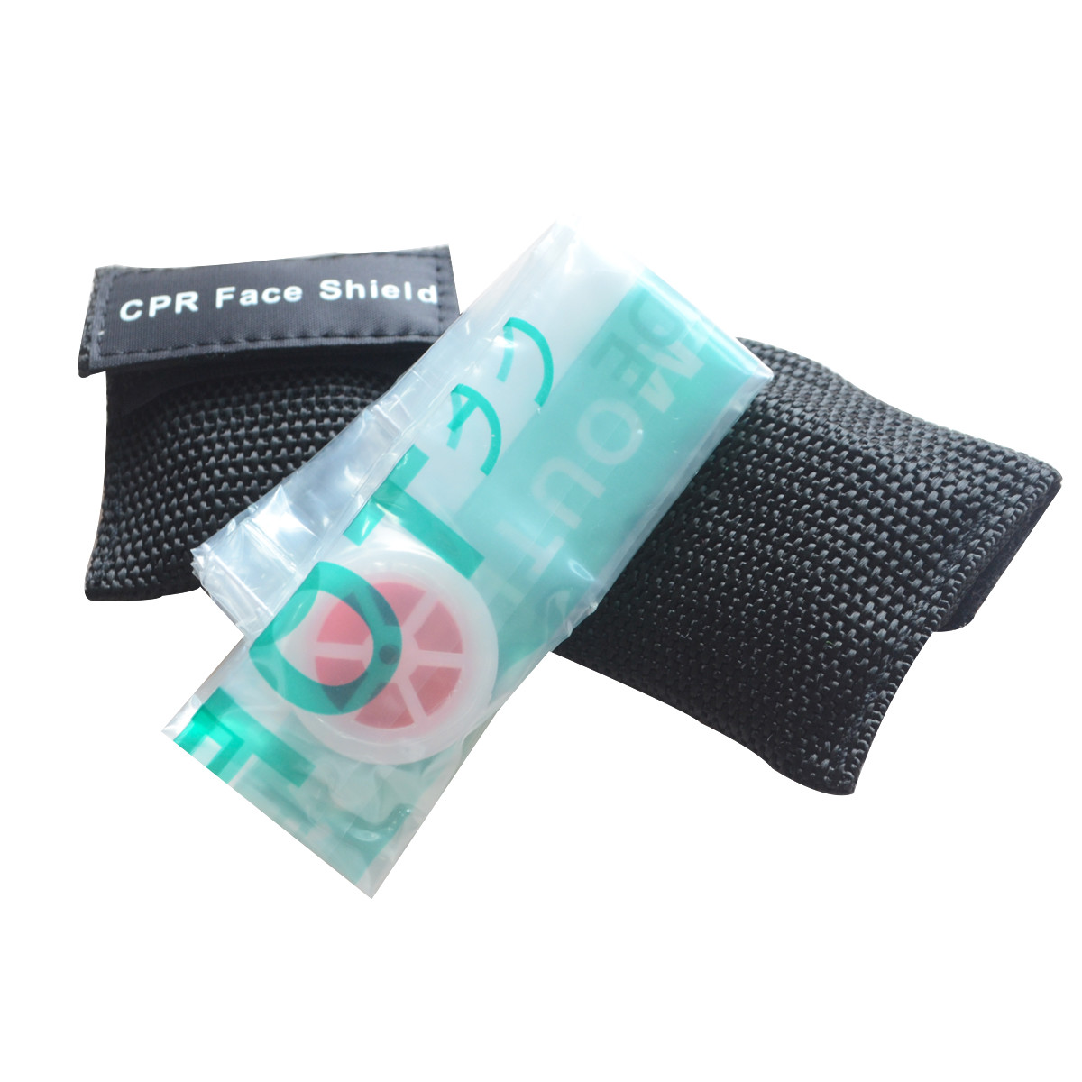 100PCS 5Colors Keychain Transparent CPR Mask First Aid Training CPR ...