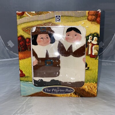 Publix The Pilgrim Pair Thanksgiving Table Spoon Rest in Original Box ...