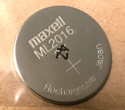 Brand New Maxell ML2016 Rechargeable 2016 3V CMOS Backup Battery, Made in Japan | eBay