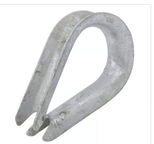 Lot of 50 - 3/16" Closed Galvanized Wire Rope Cable Thimbles - Wire ...