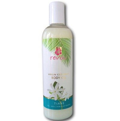 RENIU Virgin Coconut Body Oil TIARE (Gardenia) Infusion by Pure Fiji ...