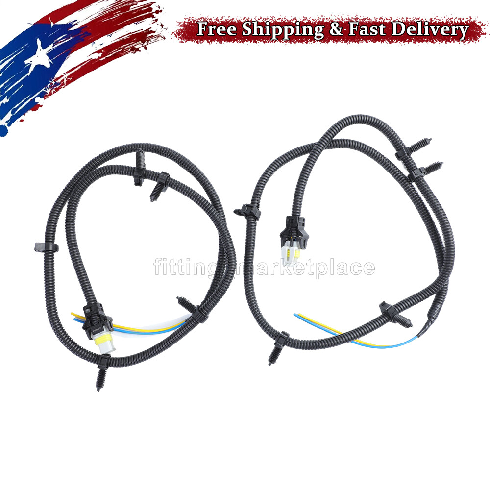 2Pcs ABS Wheel Speed Sensor Wire Harness 10340316 For Chevrolet Buick ...
