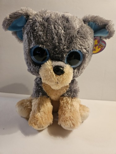 Ty Beanie Boos - SCRAPS the Schnauzer Dog (Medium 9" Buddy Plush) NEW ...