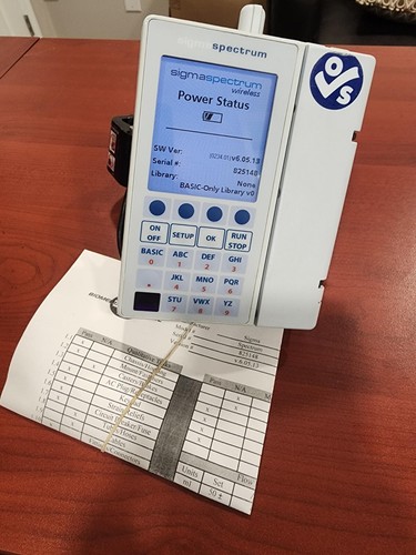 Baxter Healthcare Sigma Spectrum 6.05 Software IV Pump | eBay