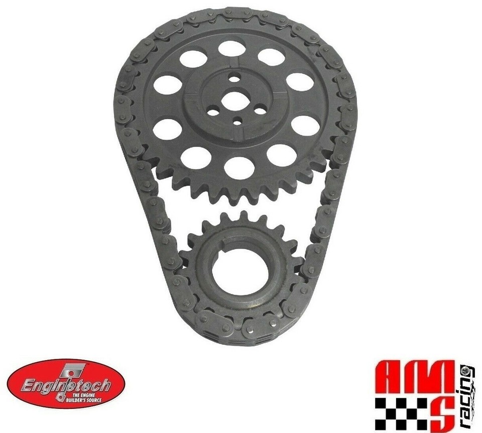 Stock Timing Chain Set for Chevrolet SBC 305 307 327 350 400 w/ Flat ...
