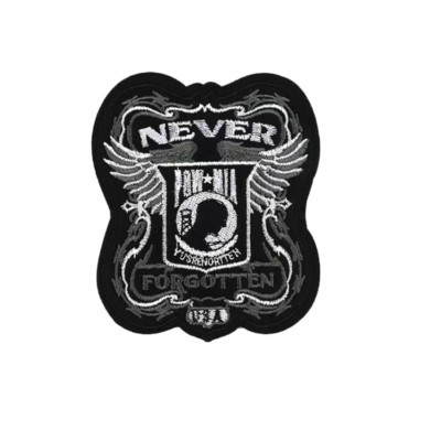 POW MIA Biker Patch Motorcycle Jacket Military Iron on Embroidered 2723 ...