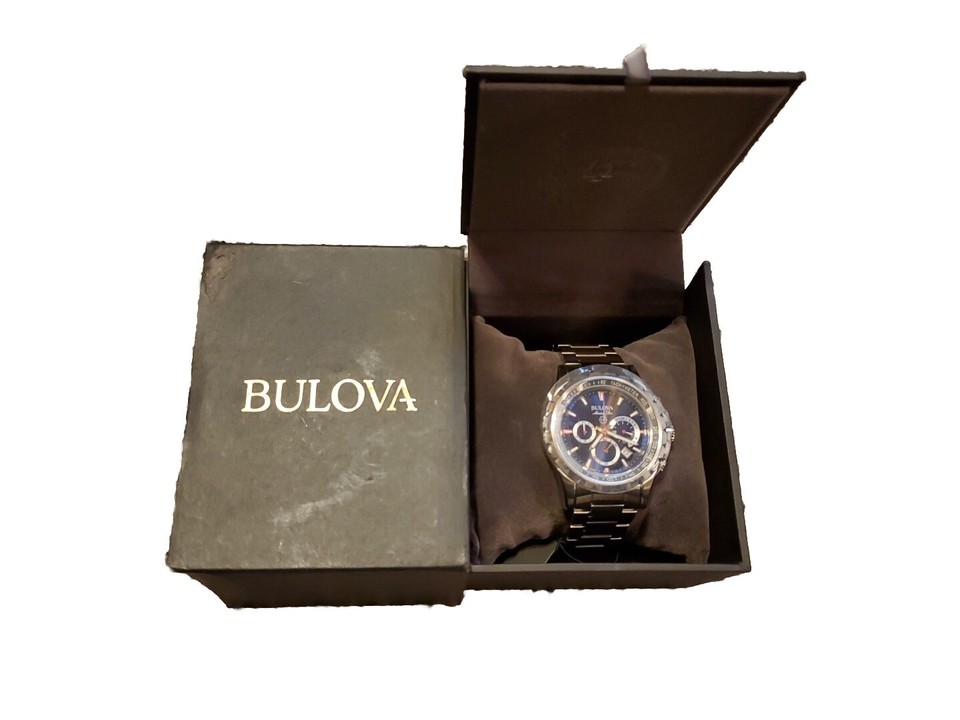 Bulova Men’s Marine Star 6-Hand Quartz Chronograph Stainless Steel ...
