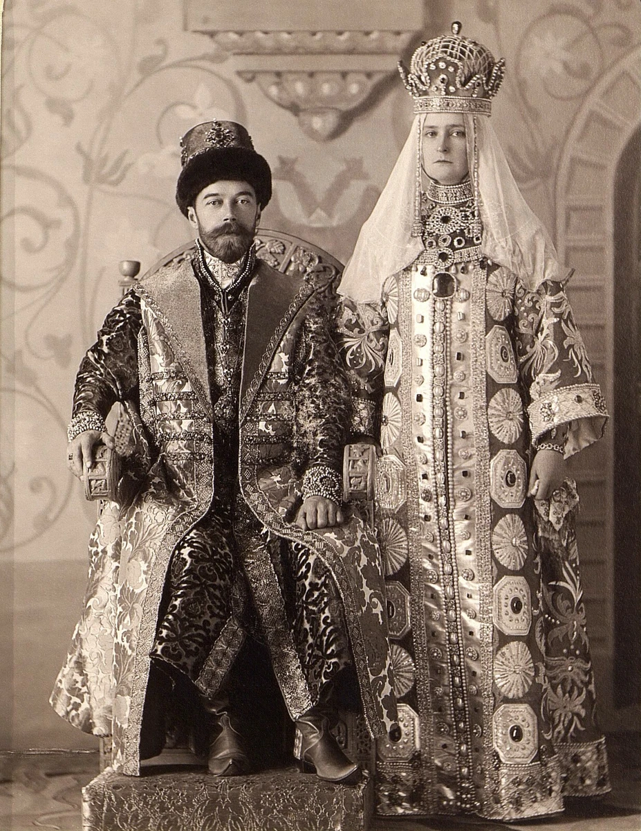 Traditional Russian Royalty Dress