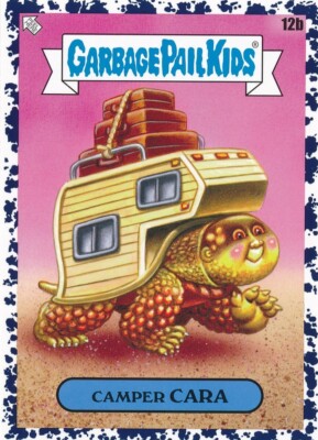 12b CAMPER CARA 2023 GPK Garbage Pail Kids Go On Vacation BRUISED BLACK ...