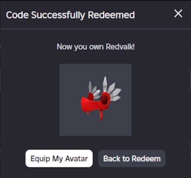 Robl0x RedValk Hat OG Red Valkyrie Action Series 5 Chaser RARE Toy Code ...