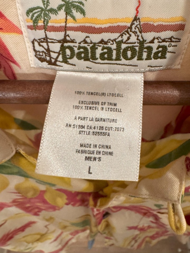 NWT Patagonia Pataloha Hawaiian Shirt, Floral, L, Lyocell | eBay
