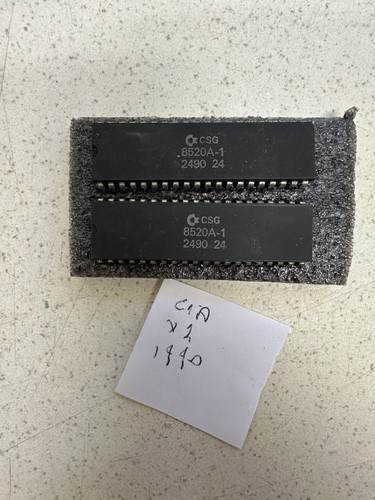 Commodore Amiga 500+Pair Of 8520 A1 CIA Chips 1990 A500, A500+,A1500 ...