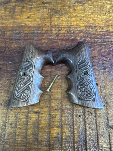 Smith & Wesson Fits J Frame Square Butt Combat Grips Custom Carved AJE ...