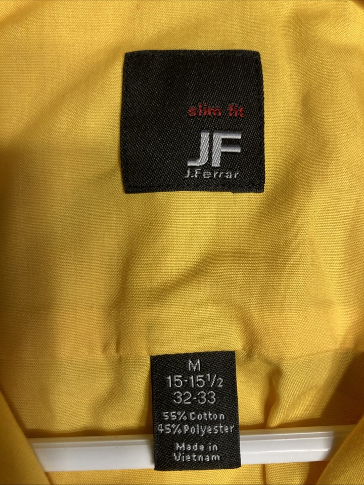 J. Ferrar slim-fit men’s dress shirt size medium | eBay