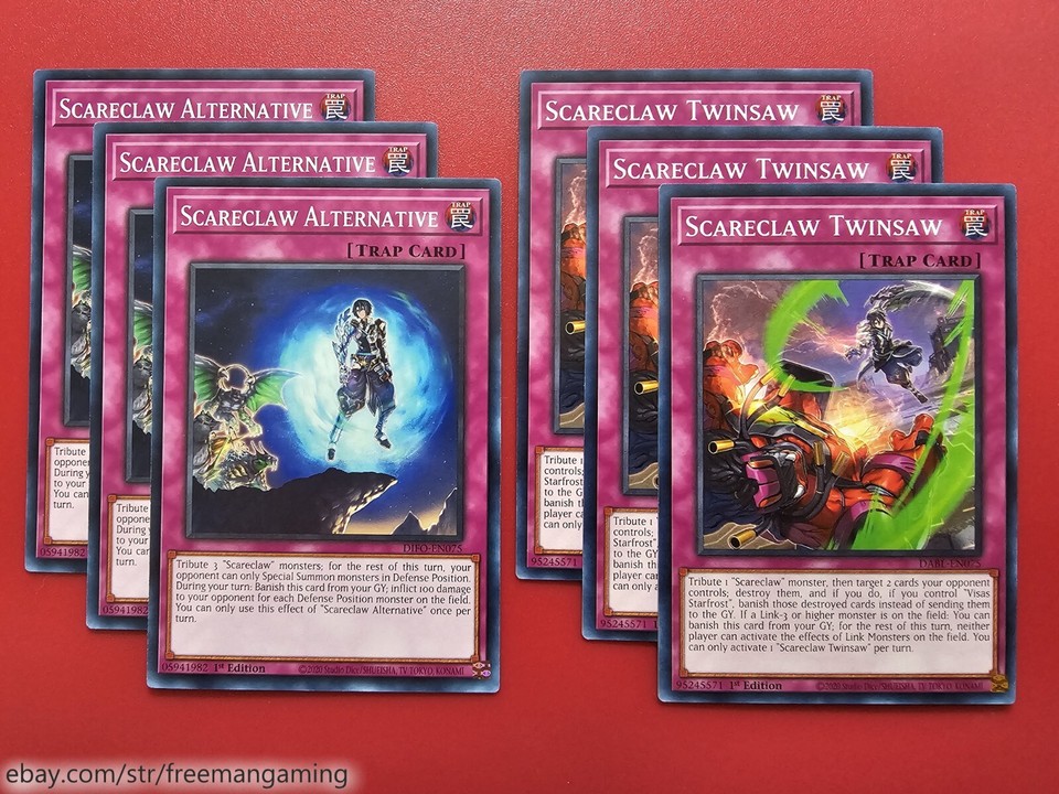 Yugioh Scareclaw Deck 46 Cards Reichheart Light-Heart Kashtira ...
