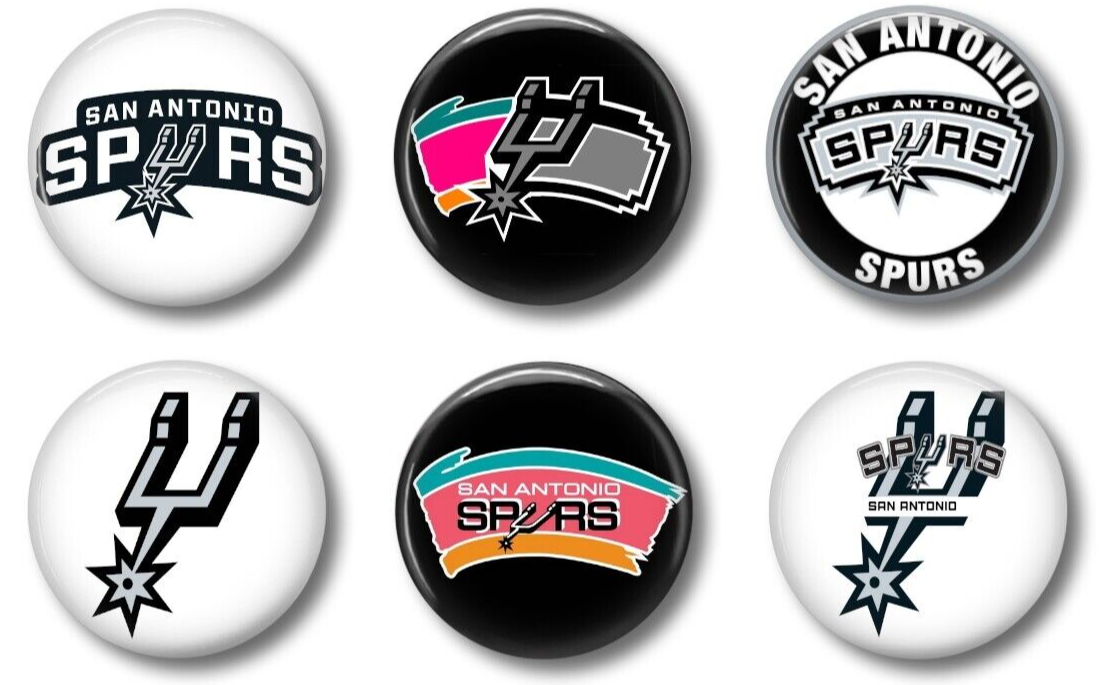San Antonio Spurs basketball team sport pins buttons pinbacks | eBay