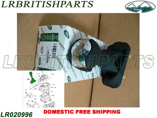 GENUINE LAND ROVER KNOB GEAR CONTROL LEVER LEATHER RANGE ROVER 03-12 ...