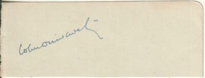 John Drinkwater Autograph Famed English Poet / Dramatist D.37 | eBay