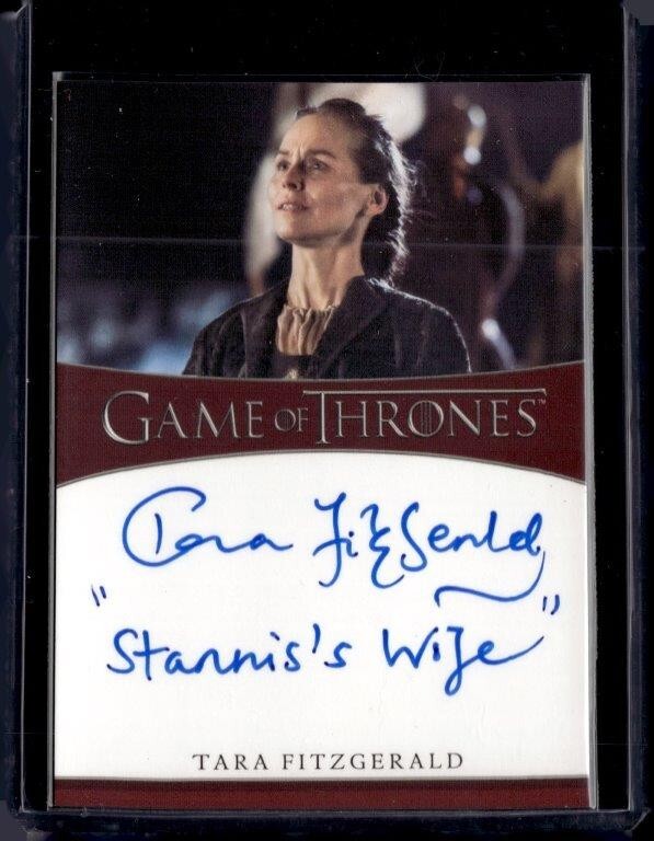 2020 Rittenhouse Game of Thrones Autograph Inscription Tara Fitzgerald ...