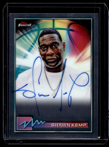 2021 Topps Finest - Finest Autographs #FA-SK Shawn Kemp (AU) for sale ...