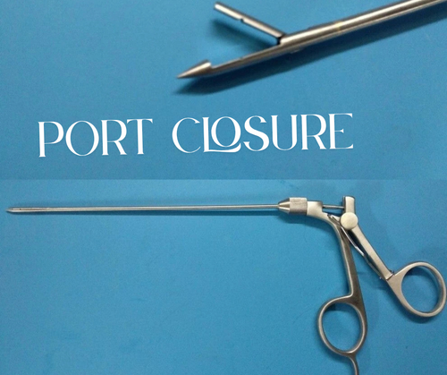 SS Laparoscopic Store-Type Port Closure Suture Passer Reusable Surgical ...