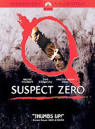 Suspect Zero (DVD) DISC & COVER ART ONLY NO CASE EXCELLENT CONDITION ...