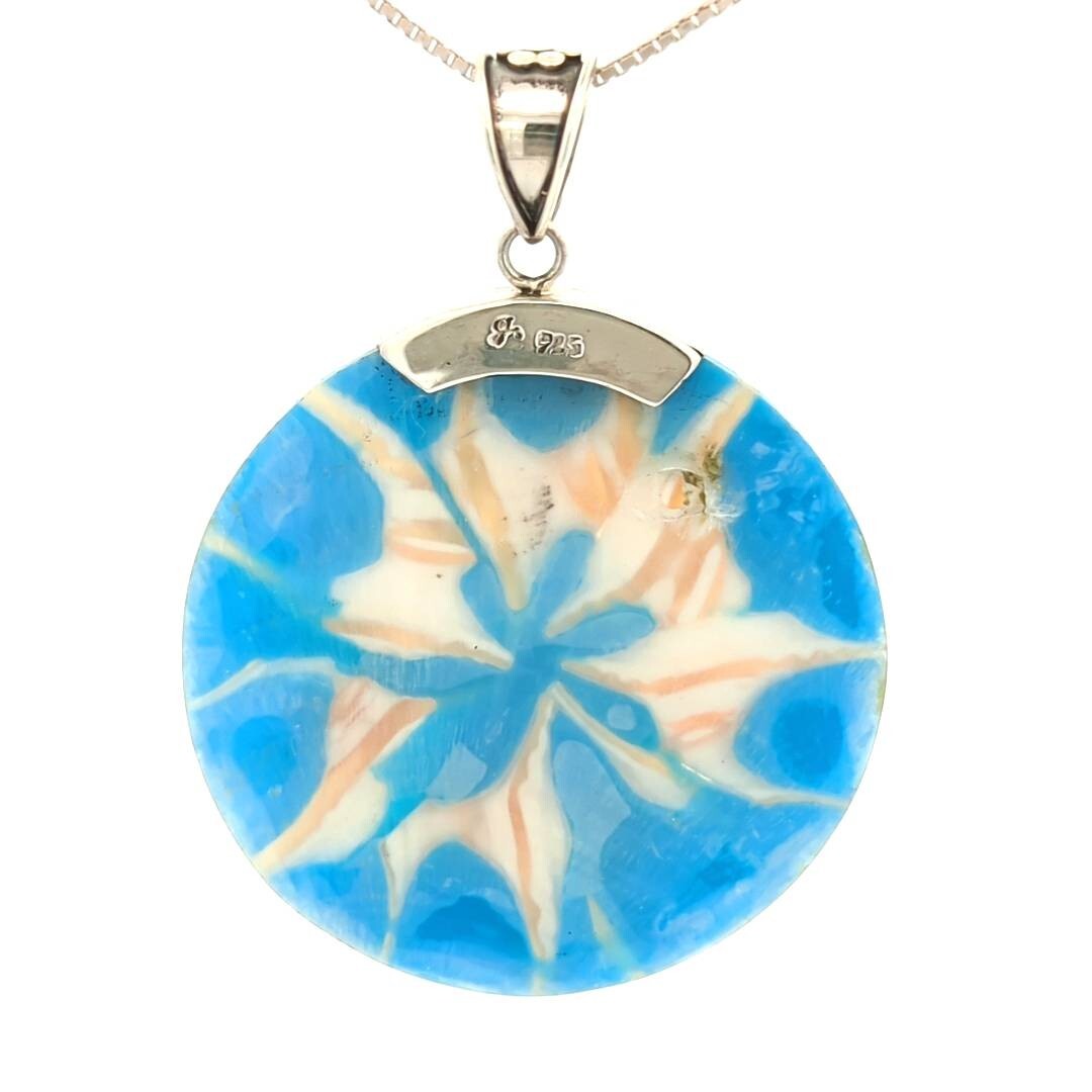 Video Samuel B Behnam BJC Natural Shell 925 Sterling Silver Necklace ...