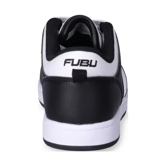 FUBU Boys SIZE 4 Half Court Low Top Sneakers Black/White. . . for sale ...