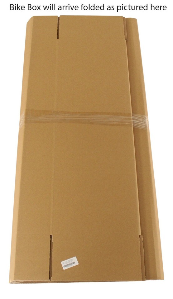 Cardboard Bike Box Bicycle Shipping and Storage Box With Carry Handles ...