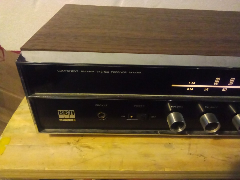 1960's BSR McDonald 20 Component AM-FM Stereo Receiver with Speakers ...