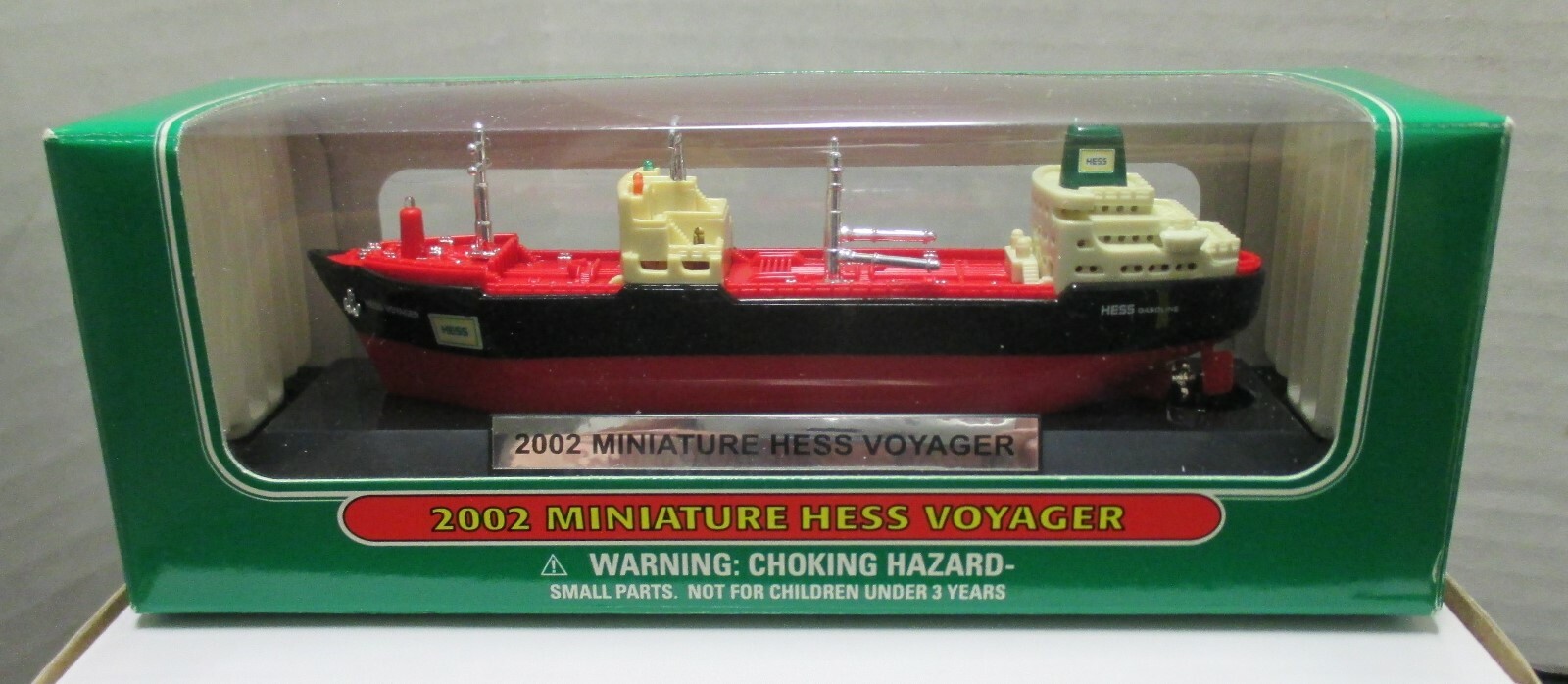 Hess Oil Company 2002 Miniature Hess Voyager - Toy - Ship- Model - NIB ...