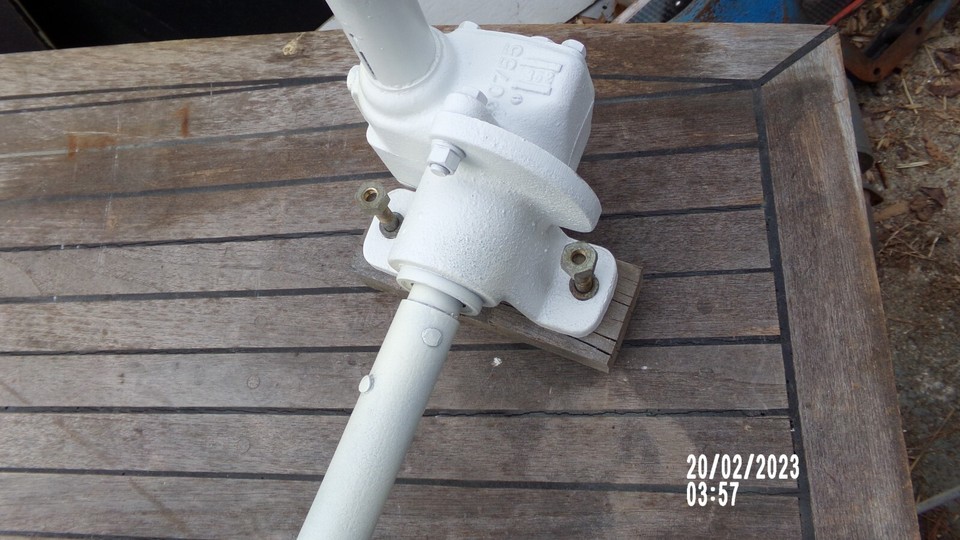 Vintage 1955 Chris Craft Wooden Boat, Upright, "Gemmer Steering Column ...
