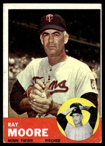 1963 Topps Baseball #26 Ray Moore Minnesota Twins | eBay
