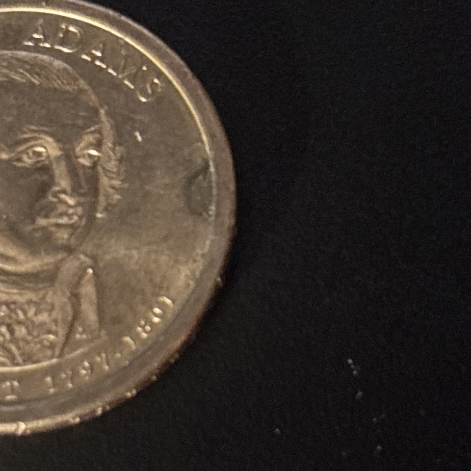 2007-P JOHN ADAMS DOLLAR STRIKE THROUGH ERROR COIN RARE VERY RARE | eBay