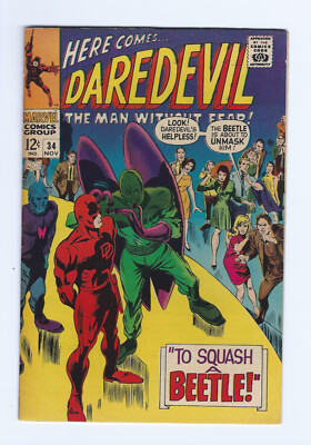 DAREDEVIL 34 NOVEMBRE 1967 DAREDEVIL AFFRONTE THE BEETLE | eBay