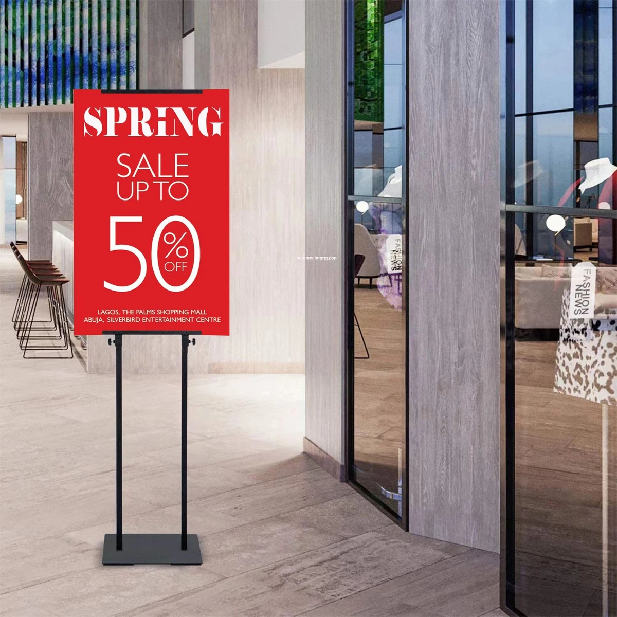 Standing Poster Board