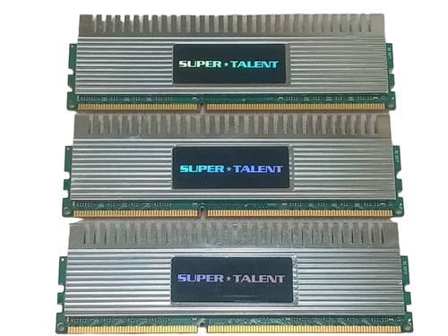Kit x3 Super Talent WB160UX6G9 6GB (2GBx3) DDR3-1600 PC3-12800 CL9 RAM ...