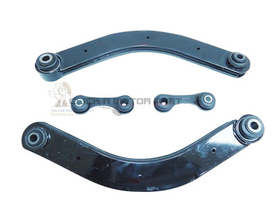 VAUXHALL VECTRA C REAR 2 UPPER SUSPENSION ARMS 4 ROSE BUSHES STABILISER ...