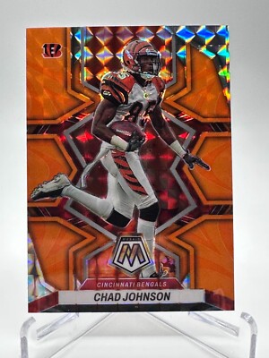 Chad Johnson REACTIVE ORANGE MOSAIC PRIZM SP 2022 Panini Mosaic #45 | eBay